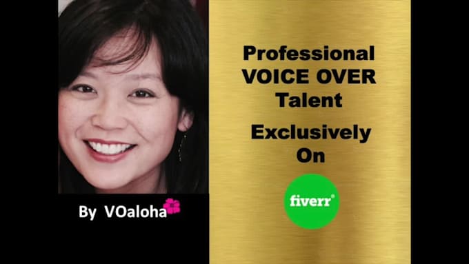 Record a professional american female voice over by Voaloha | Fiverr