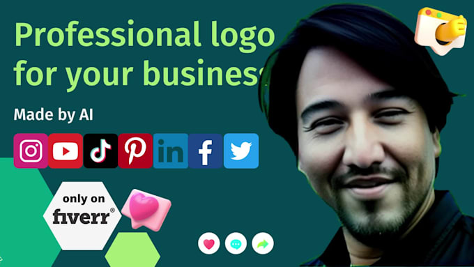 Make a professional logo for your business or product with ia tools by ...
