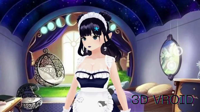 Design and rig 3d vtuber model vrchat avatar 3d rigging anime style in ...