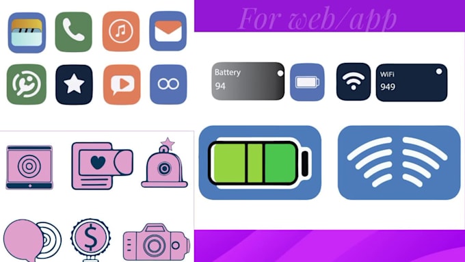 Design custom flat or line icons in svg, png, and eps by Rahnuma311292 ...