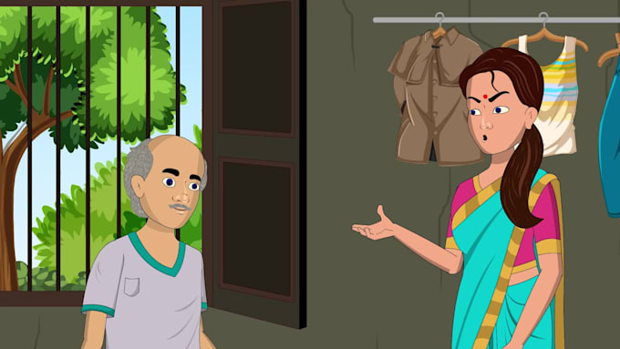 Design 2d graphic characters and animate with lip sync by Nabanur | Fiverr