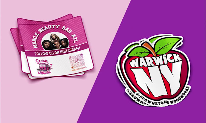 Do custom sticker design in 1 hour by Sf_shehab | Fiverr