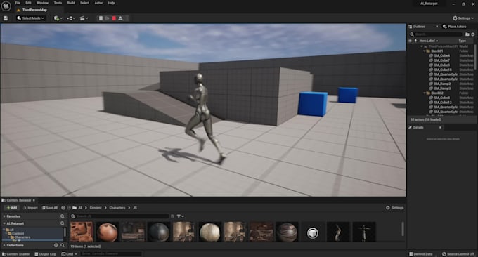 Retarget any mixamo animation on third person template in ue5 by ...