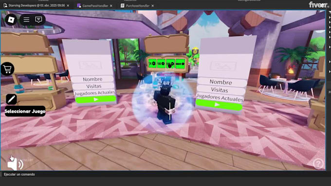 Script anything for you on roblox, lua scripter, roblox development, build game by Roblox_studio ...