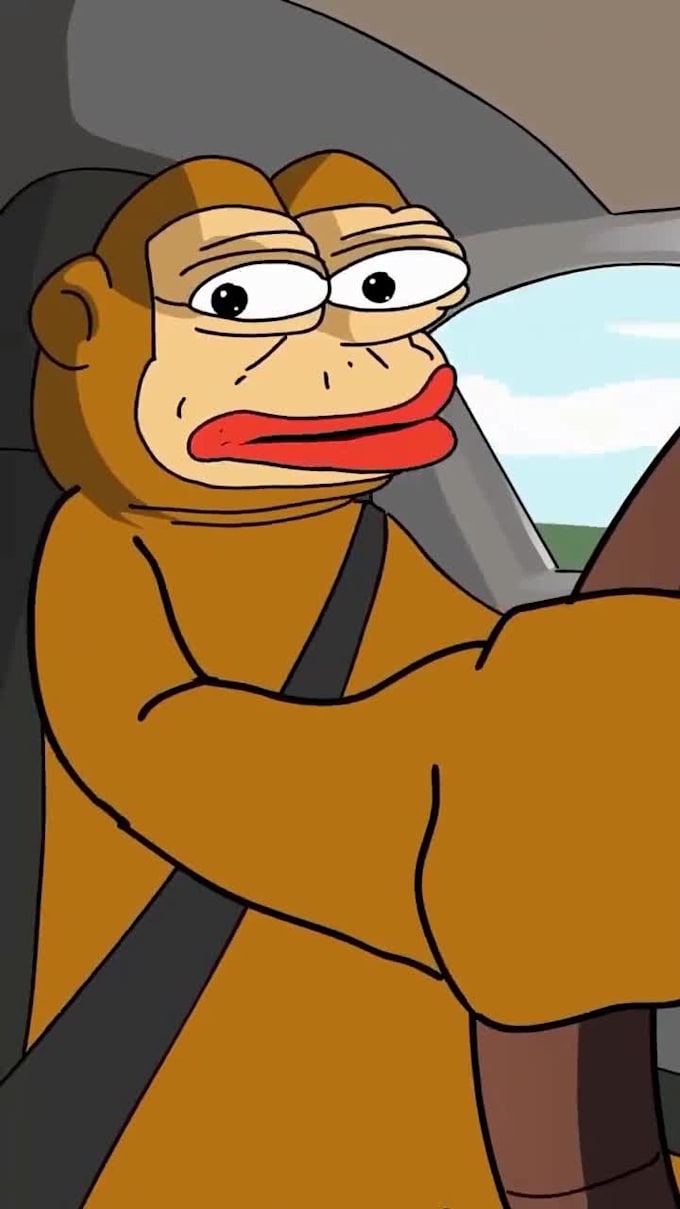 Draw funny meme coin art, pepe nft video, 2d meme coin art, meme art animation by Mimotuntun ...