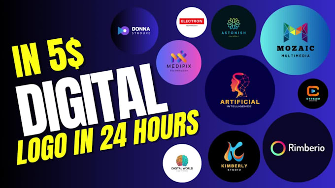 Create digital logo for your website in 24 hours by Ubaidshaikh244 | Fiverr