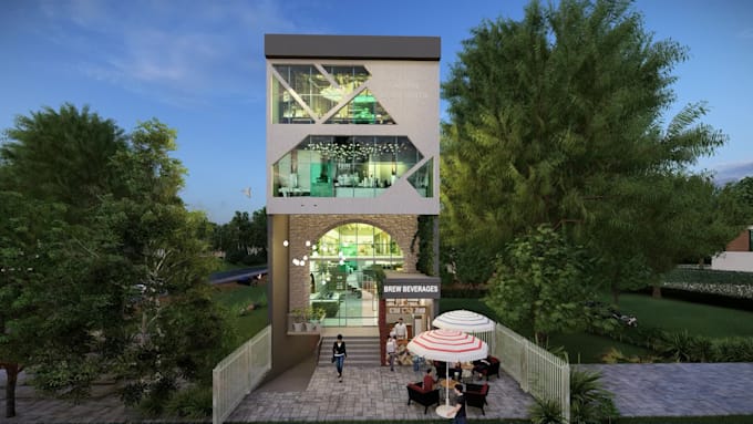 Create 3d architecture model with realistic renders by Anand249 | Fiverr