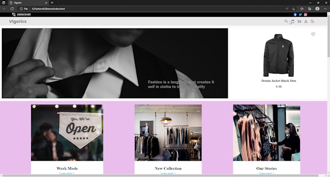 Do html css javascript tasks by Tusharmiskin | Fiverr