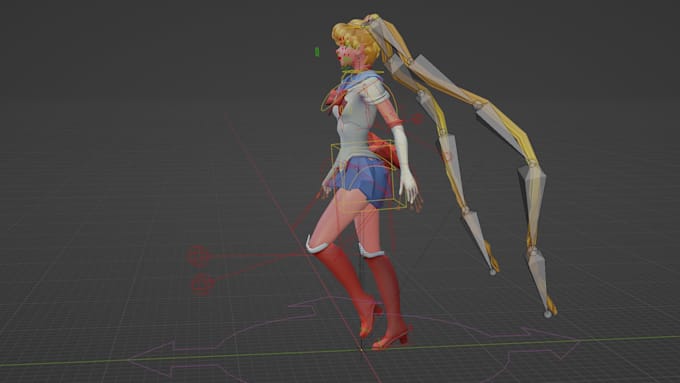 Make 3d character, rigging and texturing by Linadobli | Fiverr