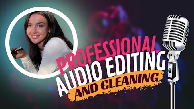 Clean, edit, fix and repair your audio file by Kalterdesign | Fiverr