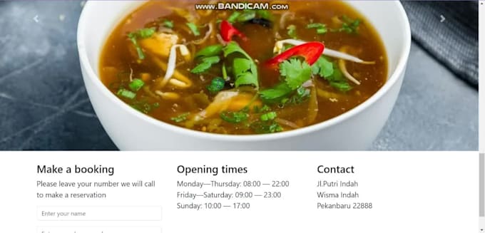 Make an website using html and css by Kevinnn6789 | Fiverr