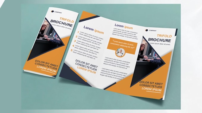 Create trifold bio fold brochure within 6 hours by Farzanaliza05 | Fiverr