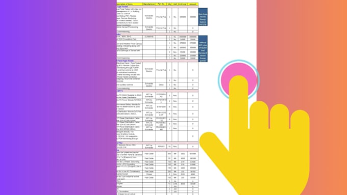 Create electrical boq, pos and electrical calculations by E_engineer ...