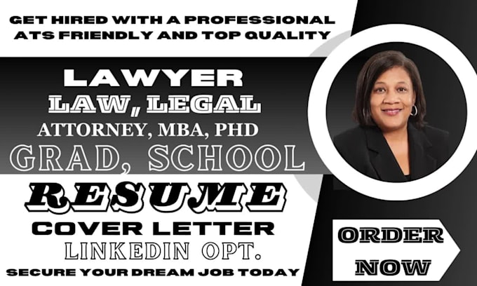 Build a professional law legal attorney lawyer grad school mba phd ...