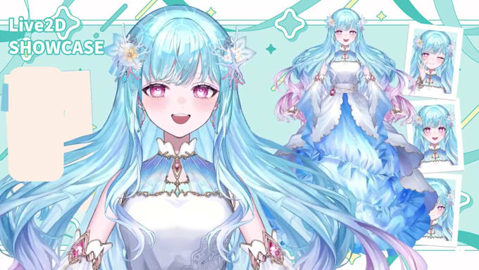 Draw and rig live2d model live2d vtuber rigging 2d model ffxiv art ...