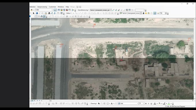 Do georeferencing of your raster dataset by Muhammadaqee106 | Fiverr