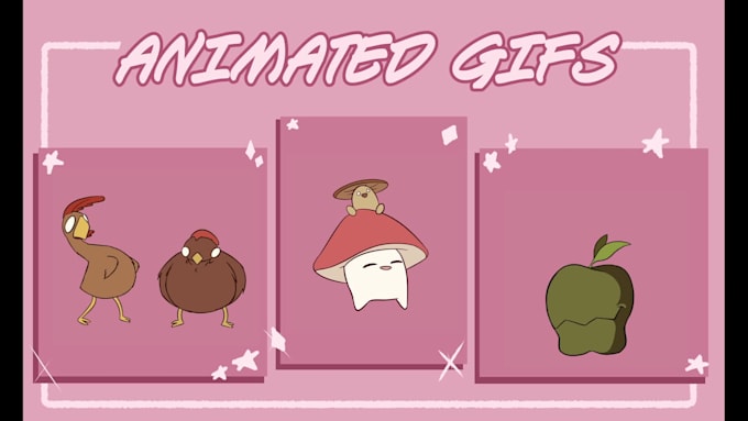 Create a cute animated gifs for stream alerts by Gressenarts | Fiverr
