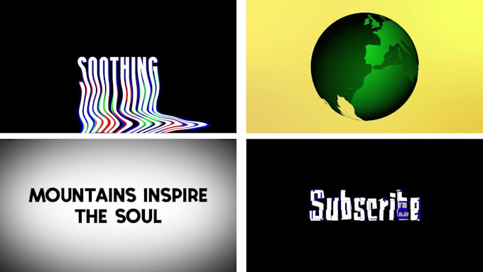 Text animation, youtube intro outro, logo animation by Anastasia_mikhn ...