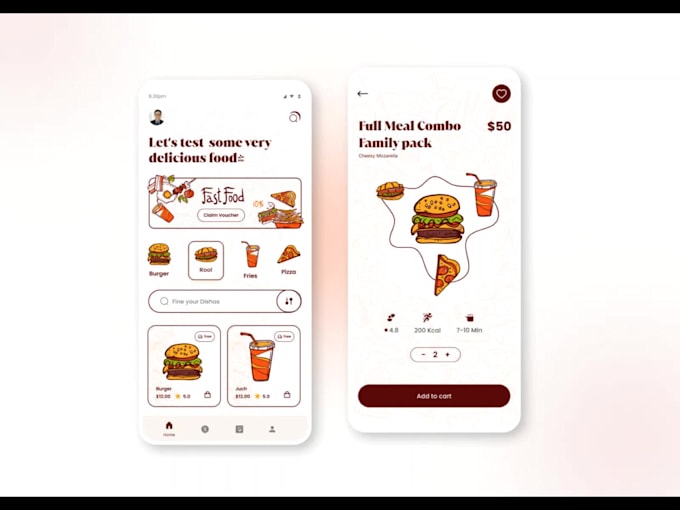 Design mobile app screen ui ux by Salman1212 | Fiverr