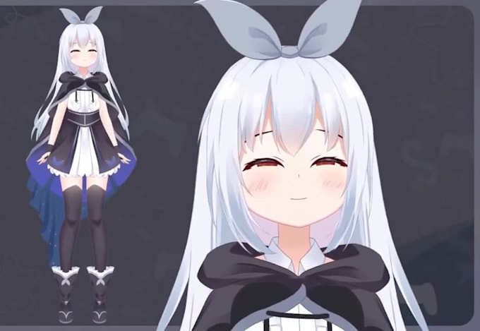 Draw live2d vtuber model, 2d vtuber rigging, live2d rigging by ...