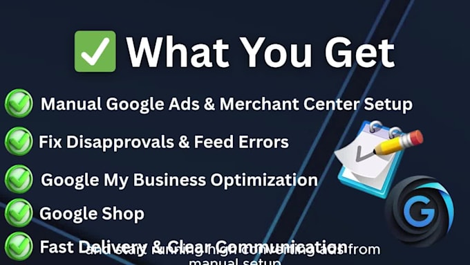 Setup and optimize google ads, merchant center shop, and gmb for ...