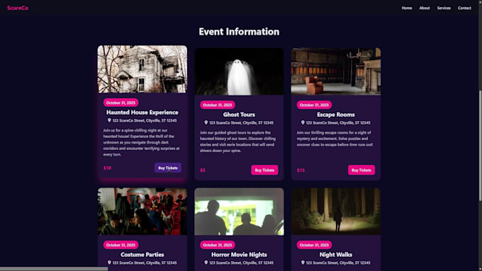 Design a responsive, static webpage using html and css by Thecodingsponge | Fiverr