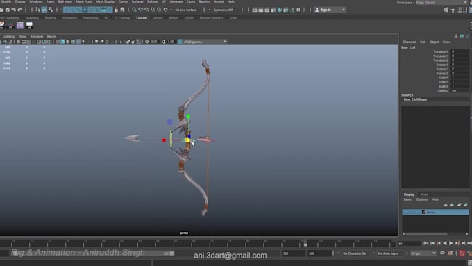 Rig 3d character and 3d animation in maya and blender by Aniruddh07 ...