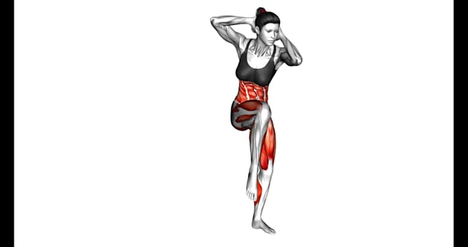 Do 3d gym animation, workout animation, fitness, bodybuilding, anatomy ...