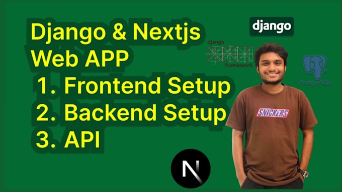 Be your django and nextjs fullstack developer by Pythonmaestro07 | Fiverr Be your django and nextjs fullstack developer by Pythonmaestro07 | Fiverr