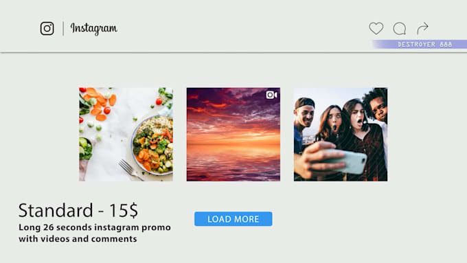 Make an instagram promo animation intro for your page by Destroyer888 ...