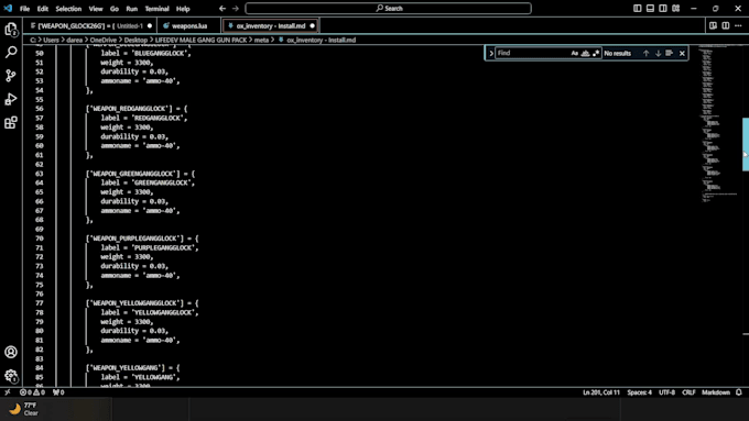 Create,fivem,gta v,gun mod, weapon pack,custom weapons by Whittierjason | Fiverr