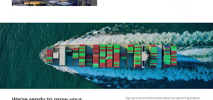 Design a stunning cargo website for your cargo business by Noahweb4 ...