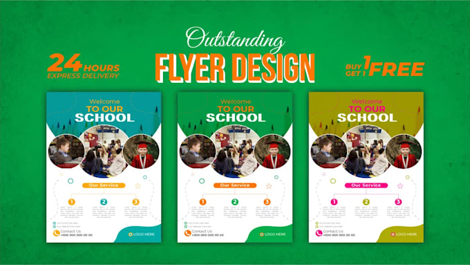 Do flyer design, leaflet, social media flyer, poster, by Creativetia | Fiverr