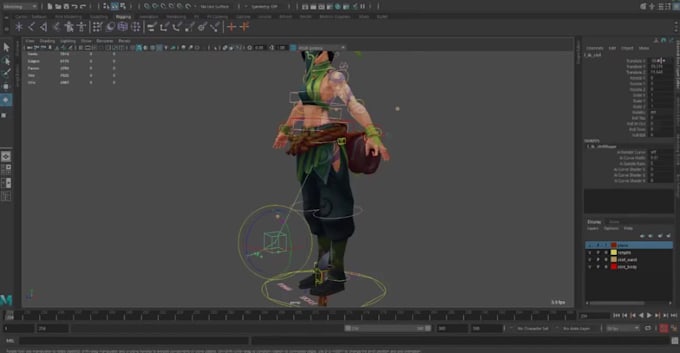 Fix weight rigging, control rig, vrm avatar rig, ik fk rig, blendshape rig, maya by Salmonueja ...