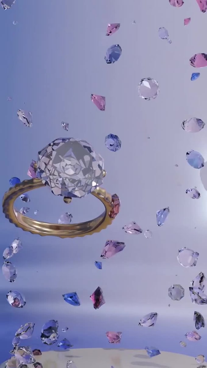 Do 3d jewelry animation, 3d product animation, jewelry render, 3d ...
