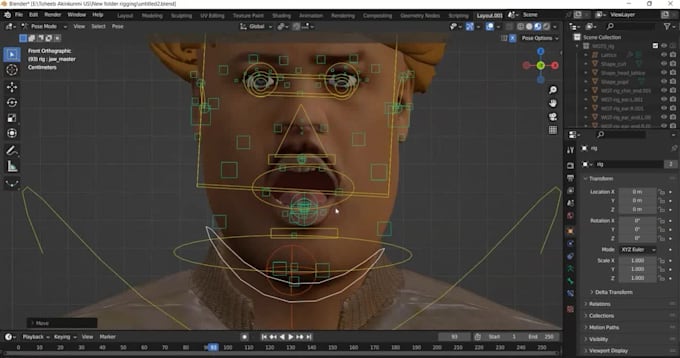Rig your 3d character professionally in blender by Shakeelstudio3d | Fiverr