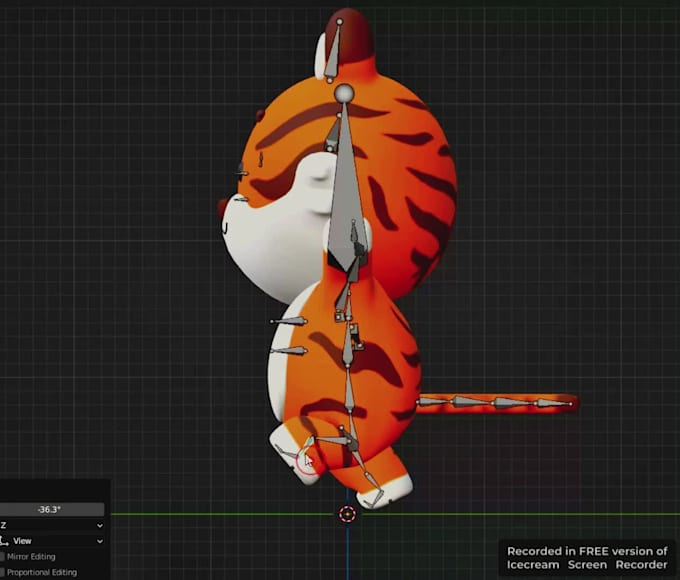 3d rigging service in blender by Ayanfahee | Fiverr