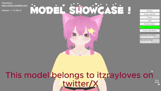 Make you a simple 3d vtuber model by Puffychu_ | Fiverr
