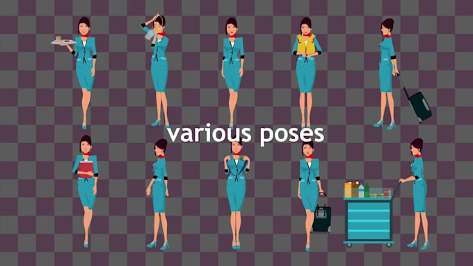 Create stock character animations by Erikdesign55 | Fiverr