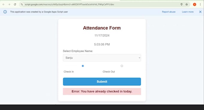 Build automated attendance systems using google sheets web apps by ...
