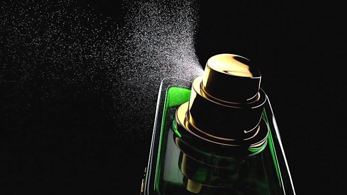 Create 3d perfume animation perfume model 3d fragrance by Aishat_animat ...