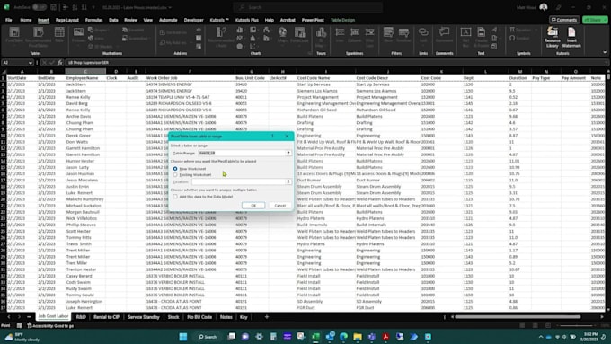Do microsoft excel pivot tables by Mrwood24 | Fiverr