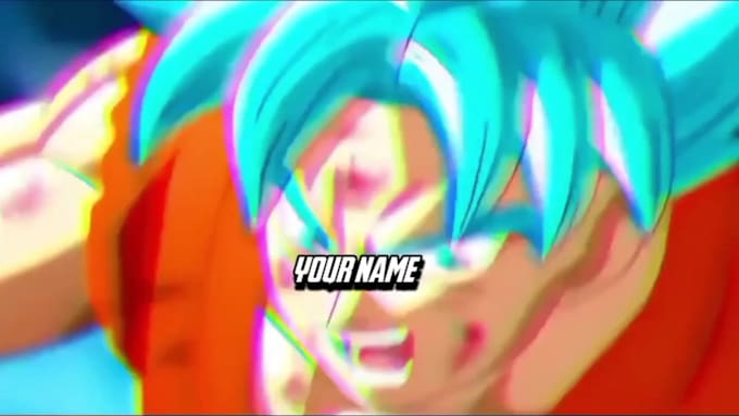 Doing an amazing amine intro, outro, youtube banner for your works by ...