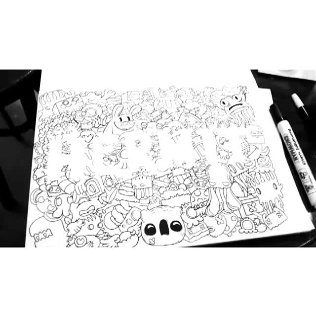 Draw custom doodle art by Nindasefininda | Fiverr