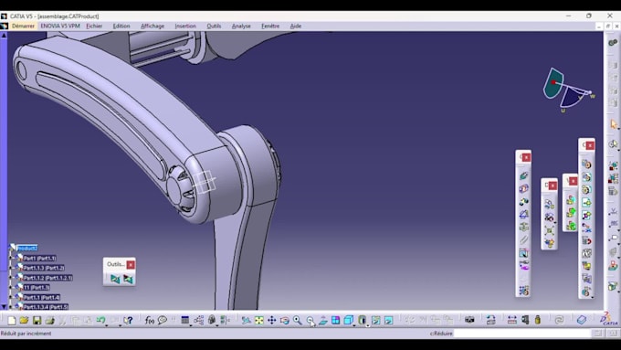 Design and model 3d parts in catia with high precision by Yahyabakkari ...