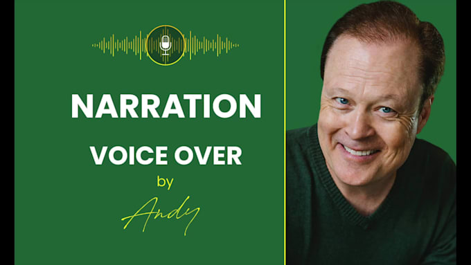 Record a professional narration voice over by Vo_andy | Fiverr
