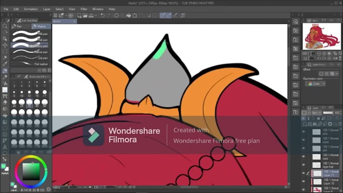 Do flat coloring of comics and drawings by Vika_astrea | Fiverr