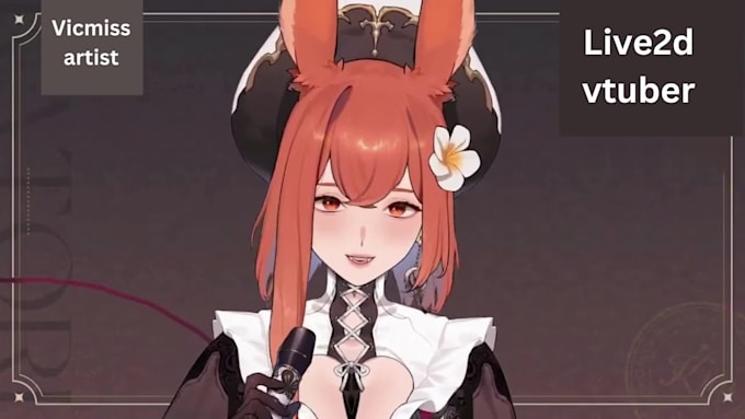 Draw and rig 2d anime vtuber character, live2d vtuber model, 2d vtuber ...