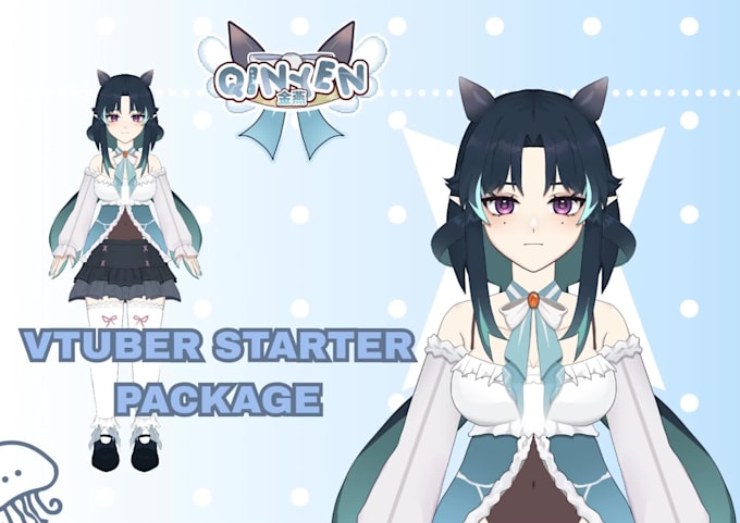 Design and rig vtuber model for you by Atskizs | Fiverr