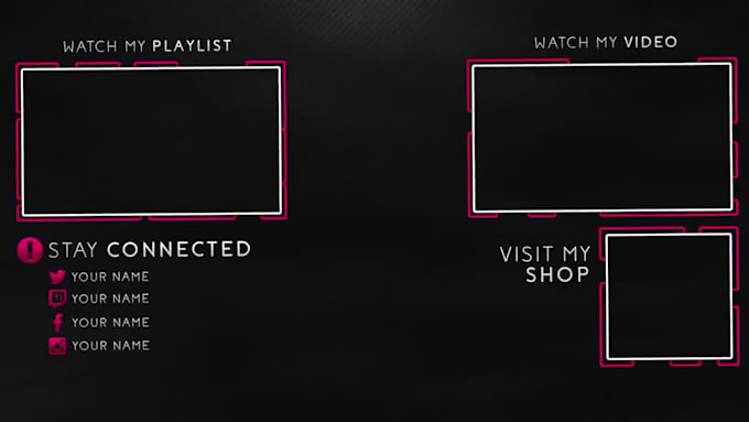 Create your best outro templates express delivery by Geekoto36 | Fiverr